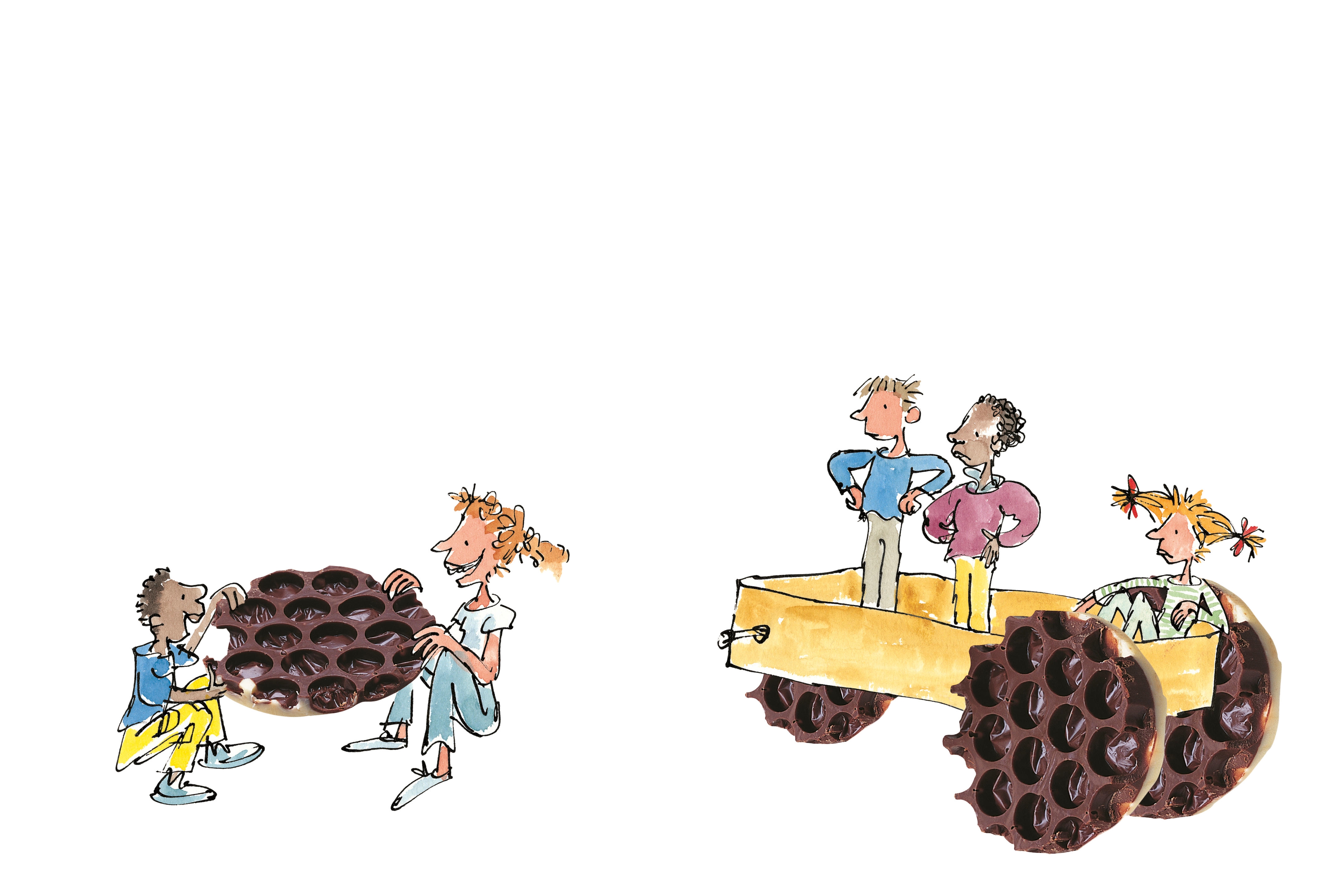 Quentin Blake | Illustration for Nishnobblers from The Giraffe and the ...