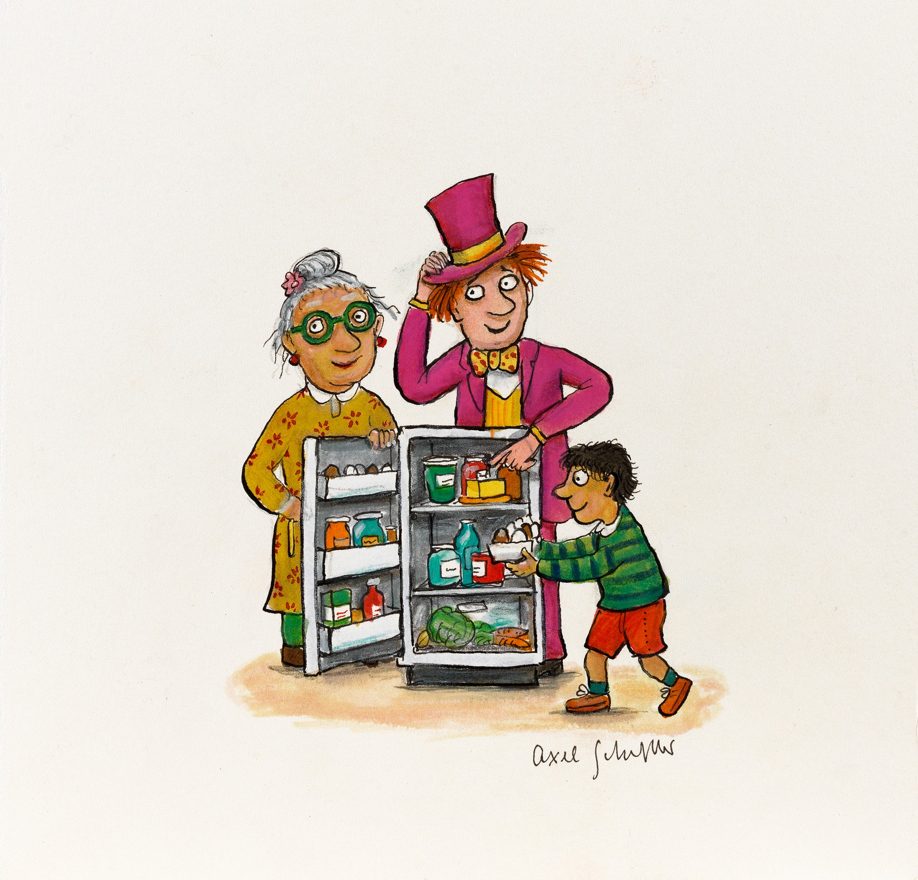 Axel Scheffler | Illustration for Wonka-Vite from Charlie and the Great ...