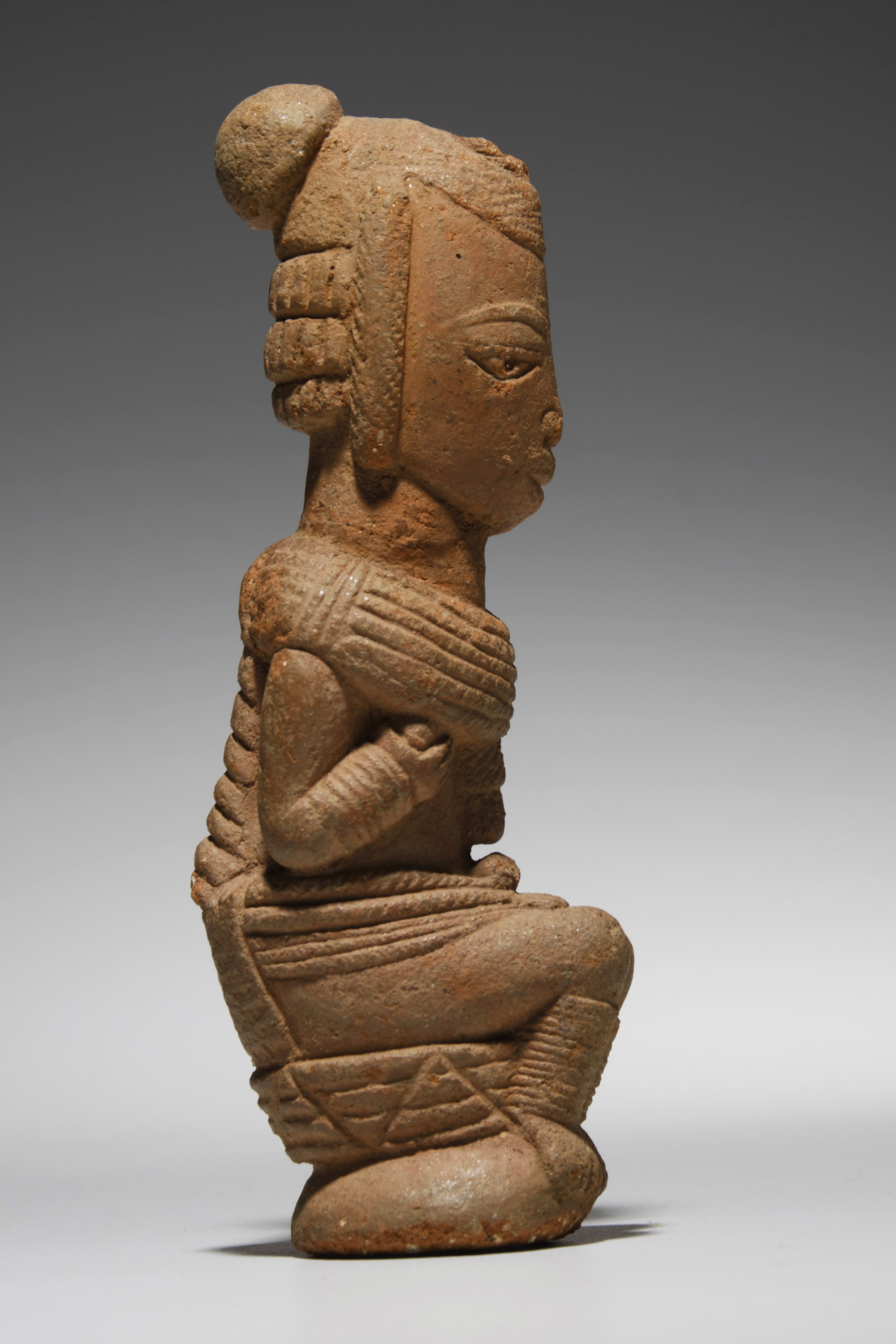 Nigerian School | Seated Nok Figure | MutualArt
