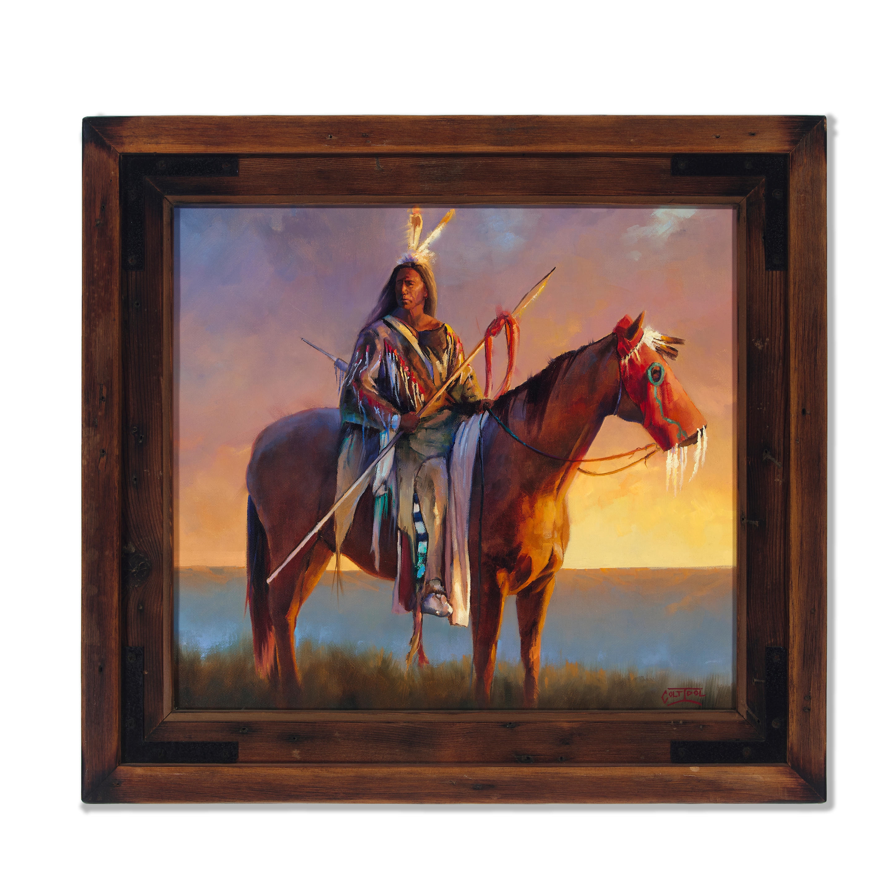 Colt Idol | American Indian on Horseback | MutualArt