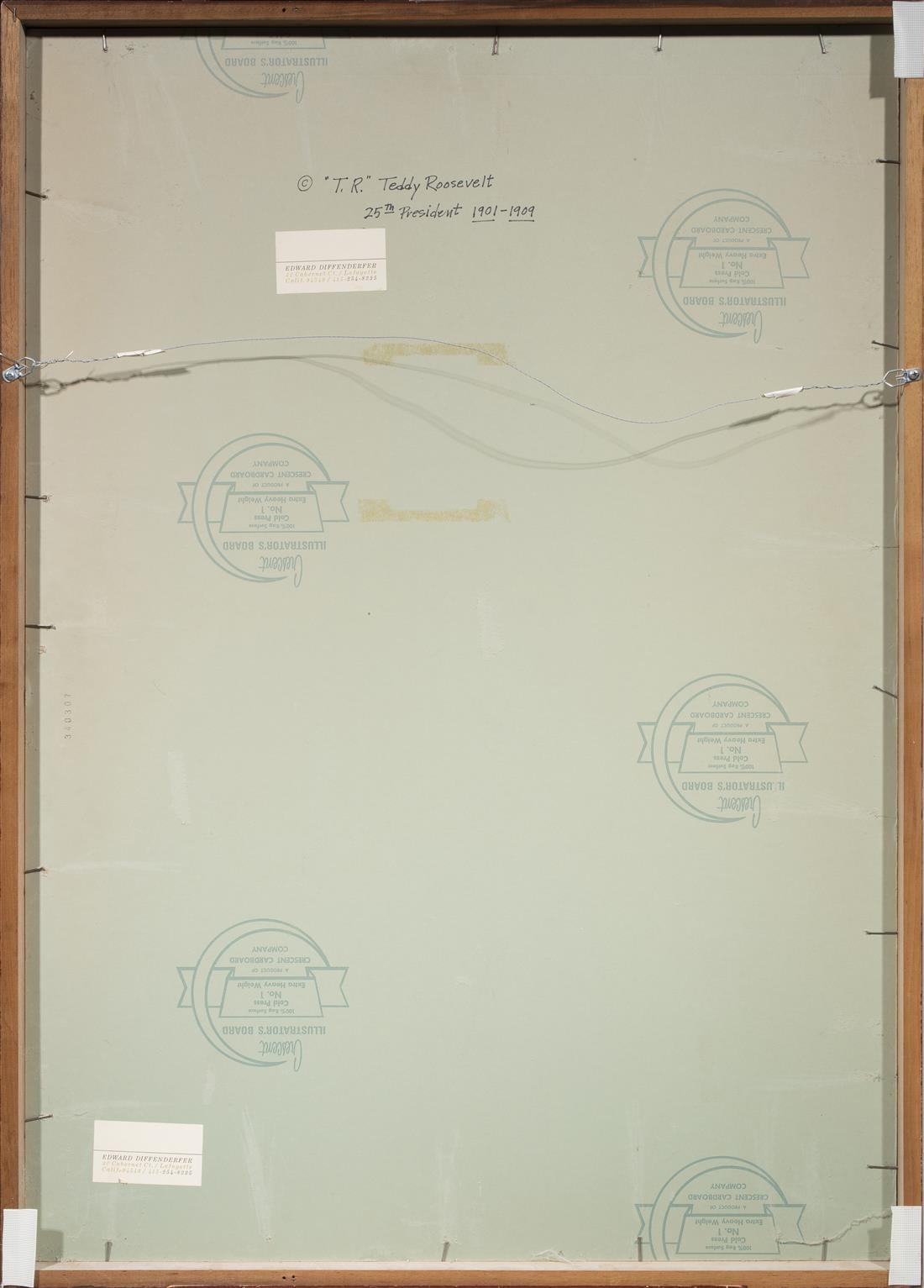 Edward Diffenderfer | T.R. Teddy Roosevelt, 25th President, 1901-1909 ...