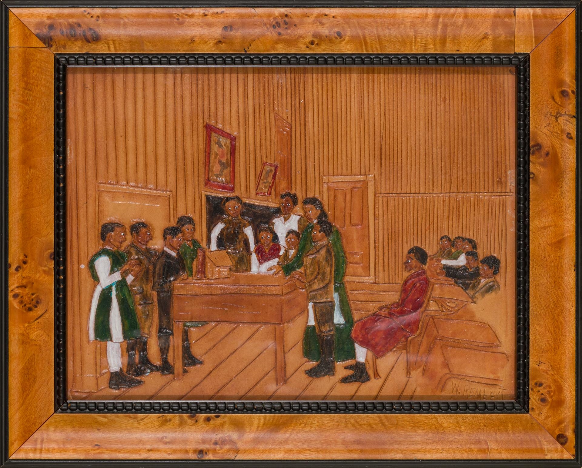 Winfred Rembert | The Boy in a Dress | MutualArt