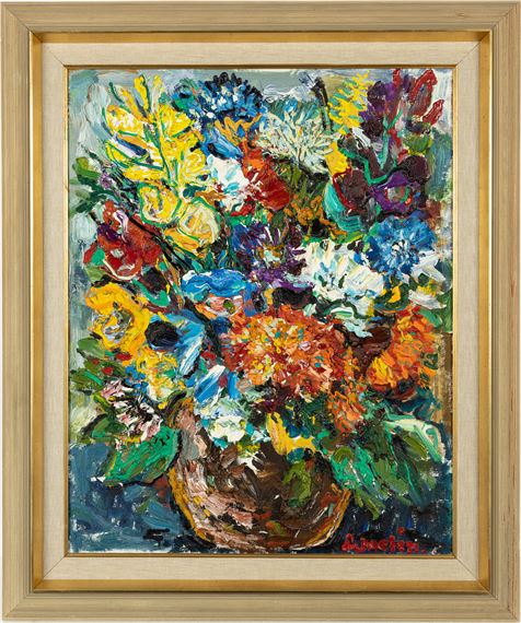 Albin Amelin | Still life with flower | MutualArt