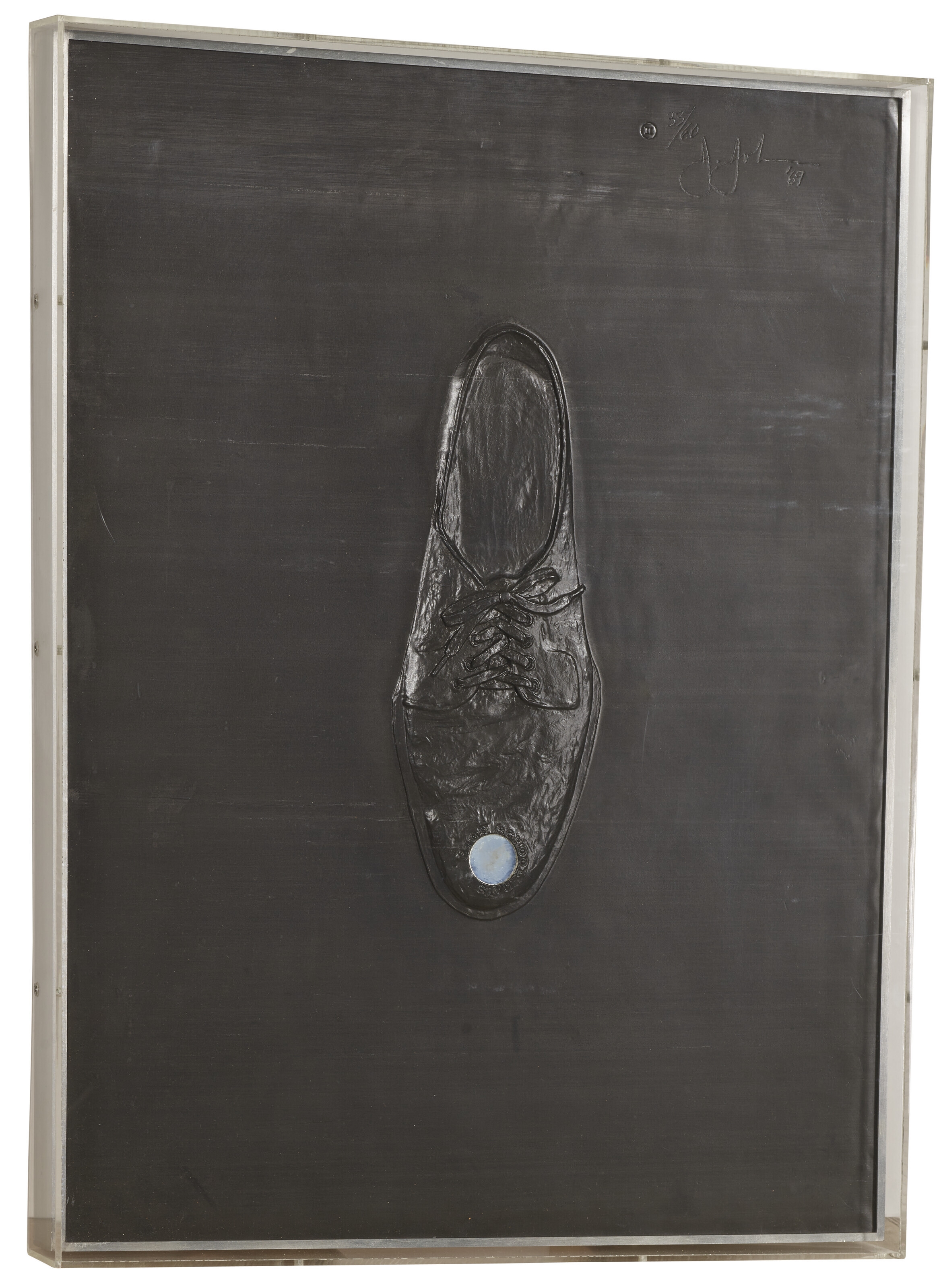 Jasper Johns | High School Days, from Lead Reliefs (1969) | MutualArt