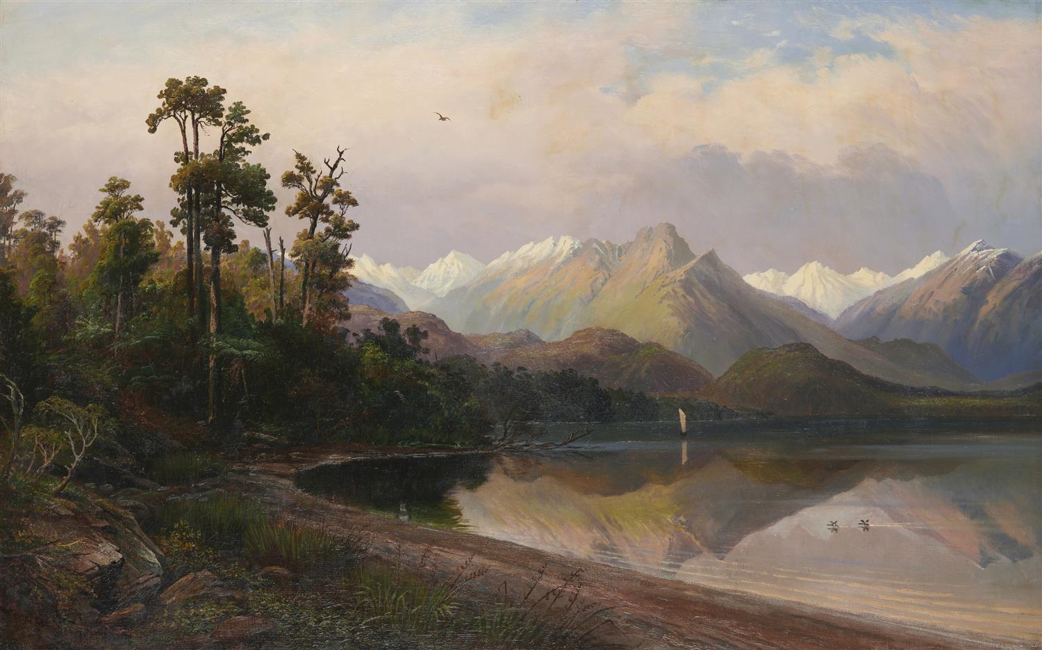 Charles Blomfield | Lake Brunner 1892 | MutualArt