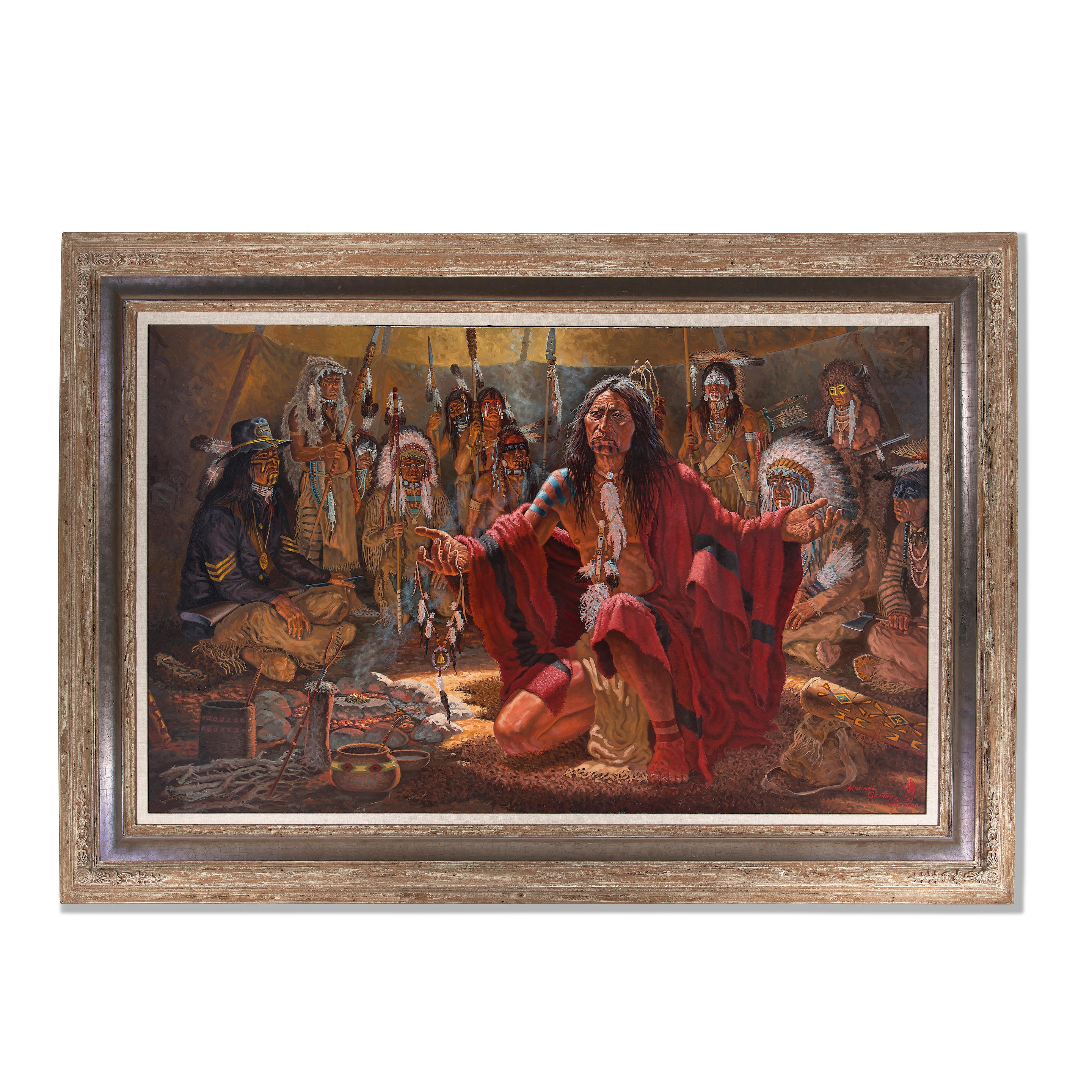 Michael Gentry | The Vision of Sitting Bull | MutualArt