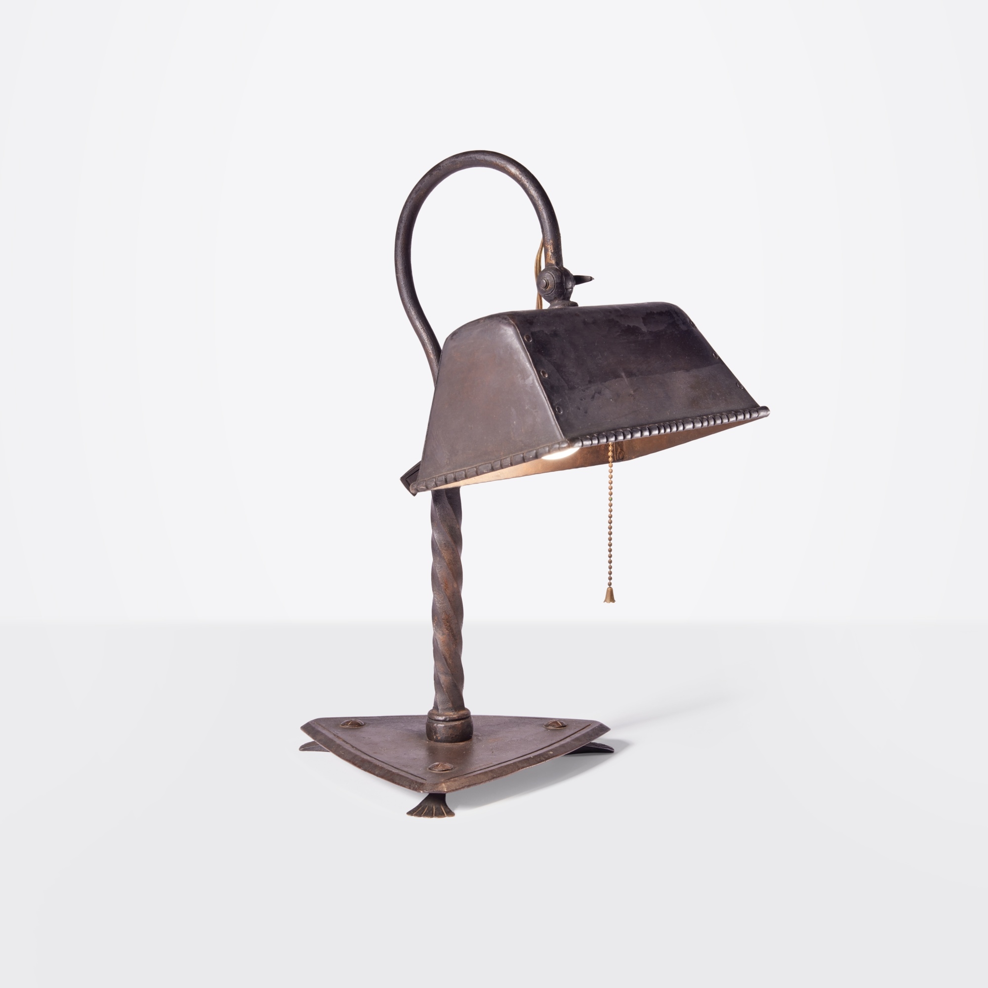 Samuel Yellin | Table Lamp for the Secretary of the Equitable Trust ...