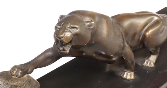 J. Brault | Warrior and Panther | MutualArt