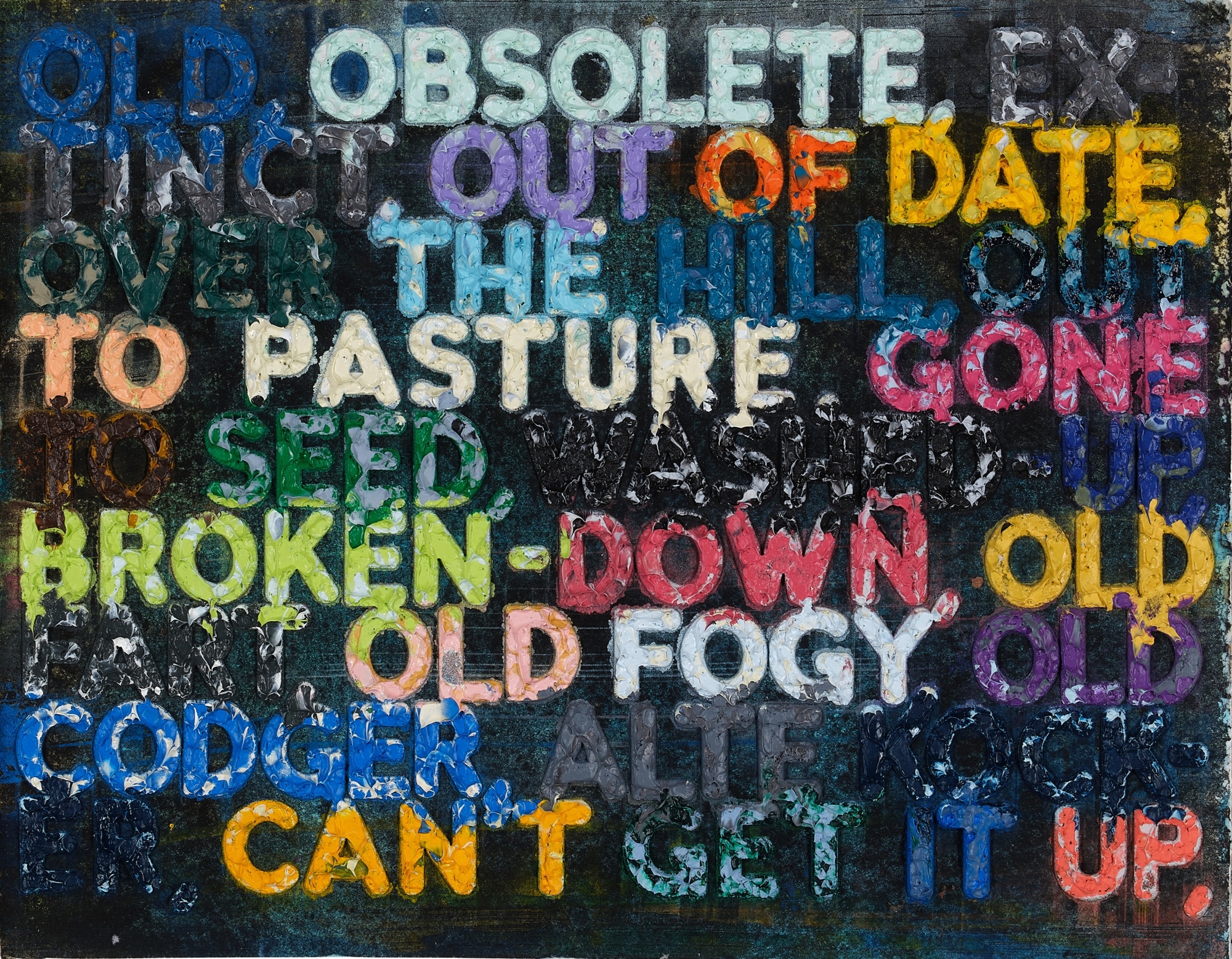 Mel Bochner | Old (2014) | MutualArt
