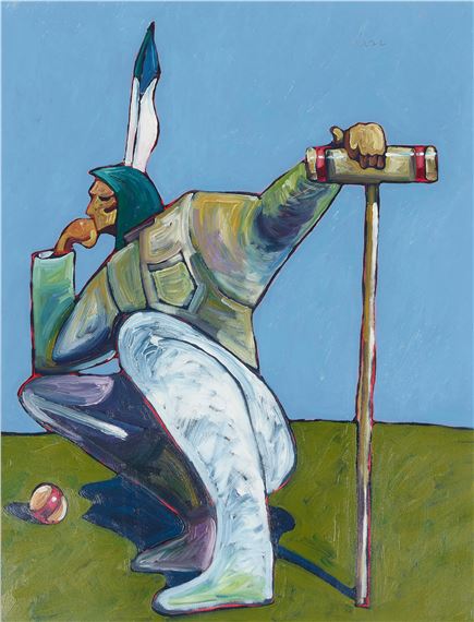 Thom Ross | Modoc Croquet Player | MutualArt