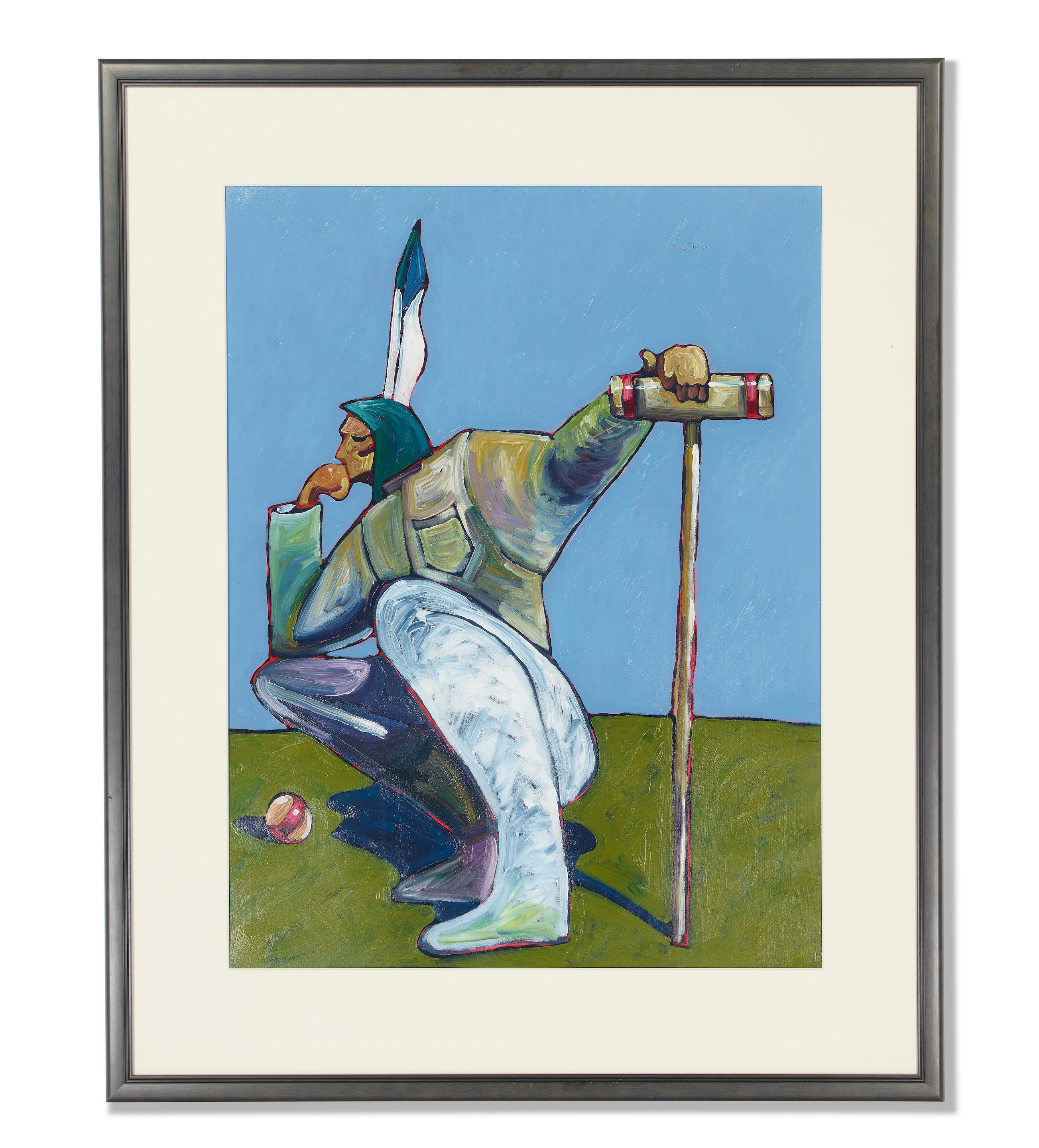 Thom Ross | Modoc Croquet Player | MutualArt