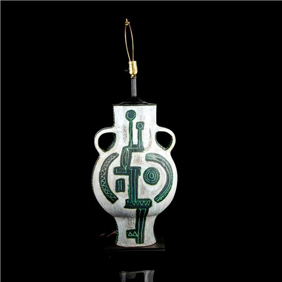 Jacques Pouchain | LARGE ART POTTERY LAMP | MutualArt