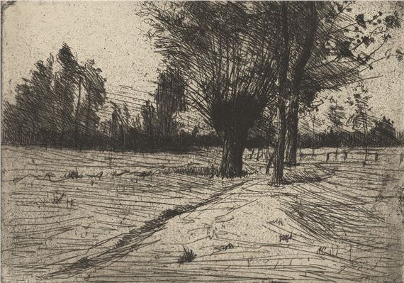 Roderic O'Conor | Paysage avec des arbres (1897 - 1898) | MutualArt