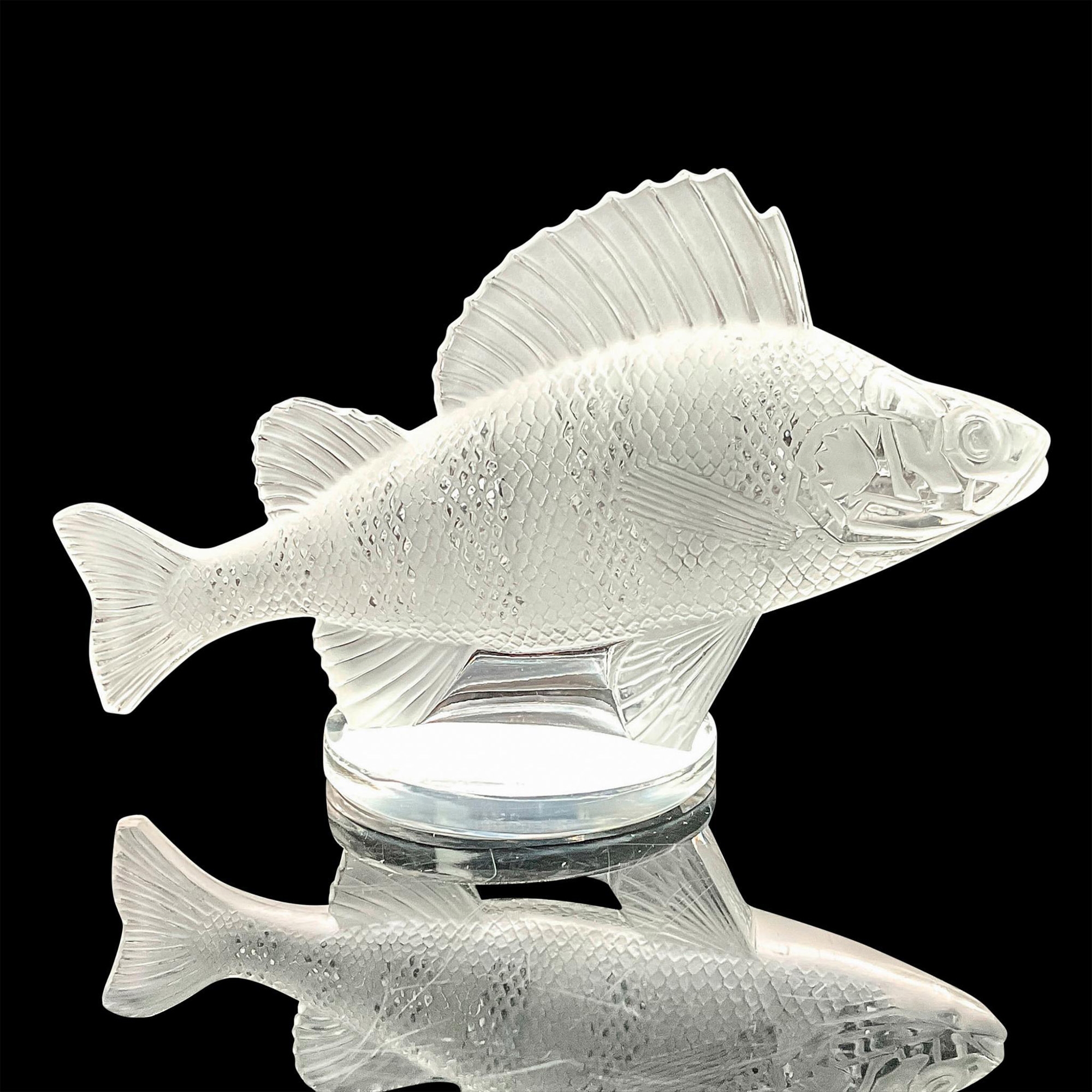 Marie-Claude Lalique | Lalique Crystal Figurine Perche Fish Paperweight ...
