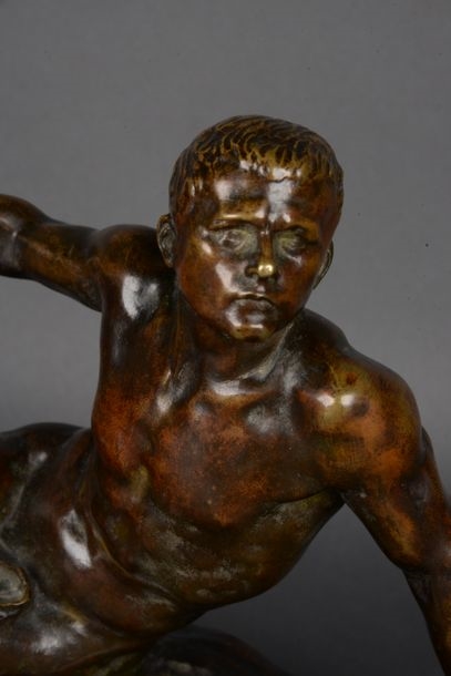 Luca Madrassi | Luca MADRASSI(1848-1919), Le gladiateur vaincu, Bronze ...