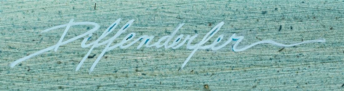 Edward Diffenderfer | Boats and Red Barn | MutualArt