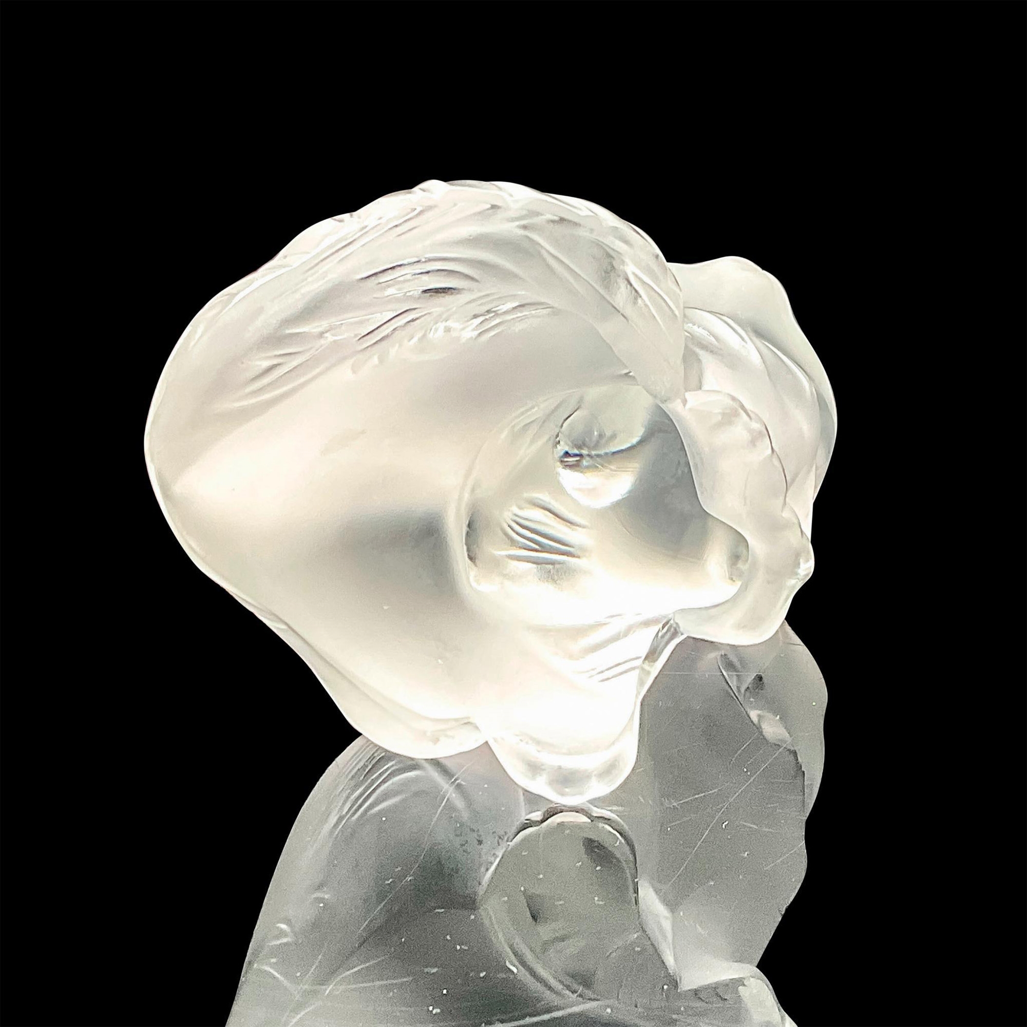 Marie-Claude Lalique | Lalique Crystal Figurine Seated Cat Heggie ...