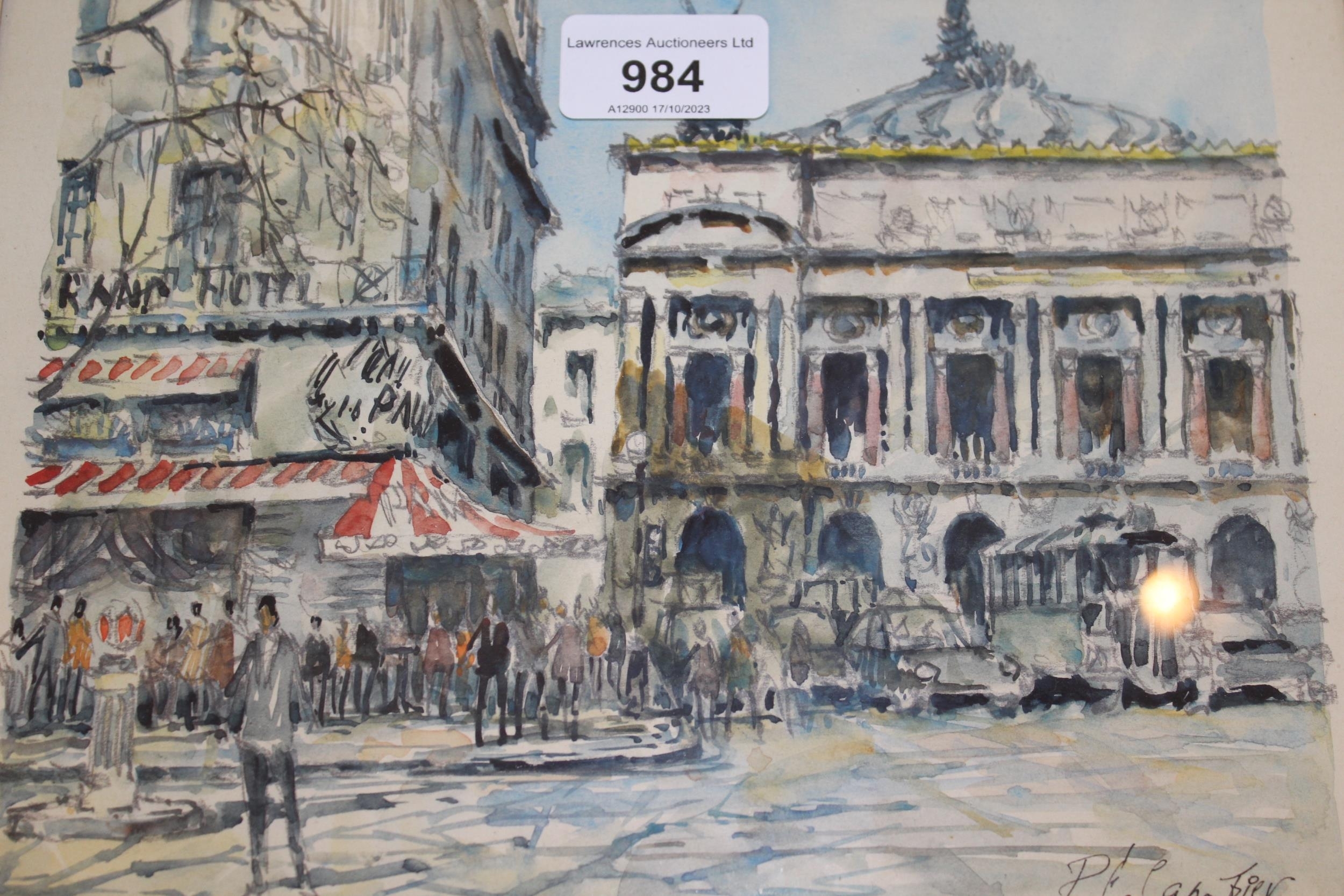 Pierre Eugene Cambier | Paris - Place du L' Opera | MutualArt