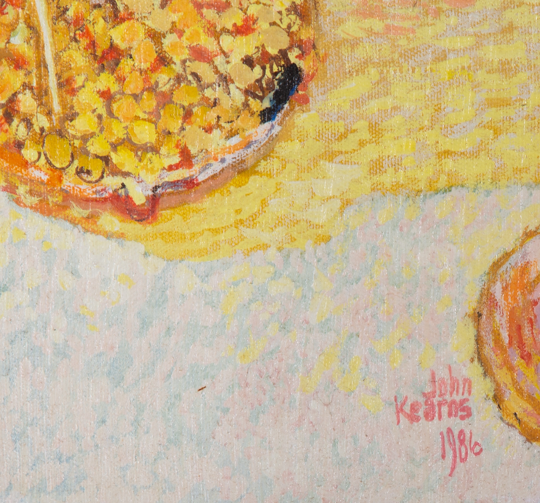 John Kearns | Pointillist Still Life | MutualArt