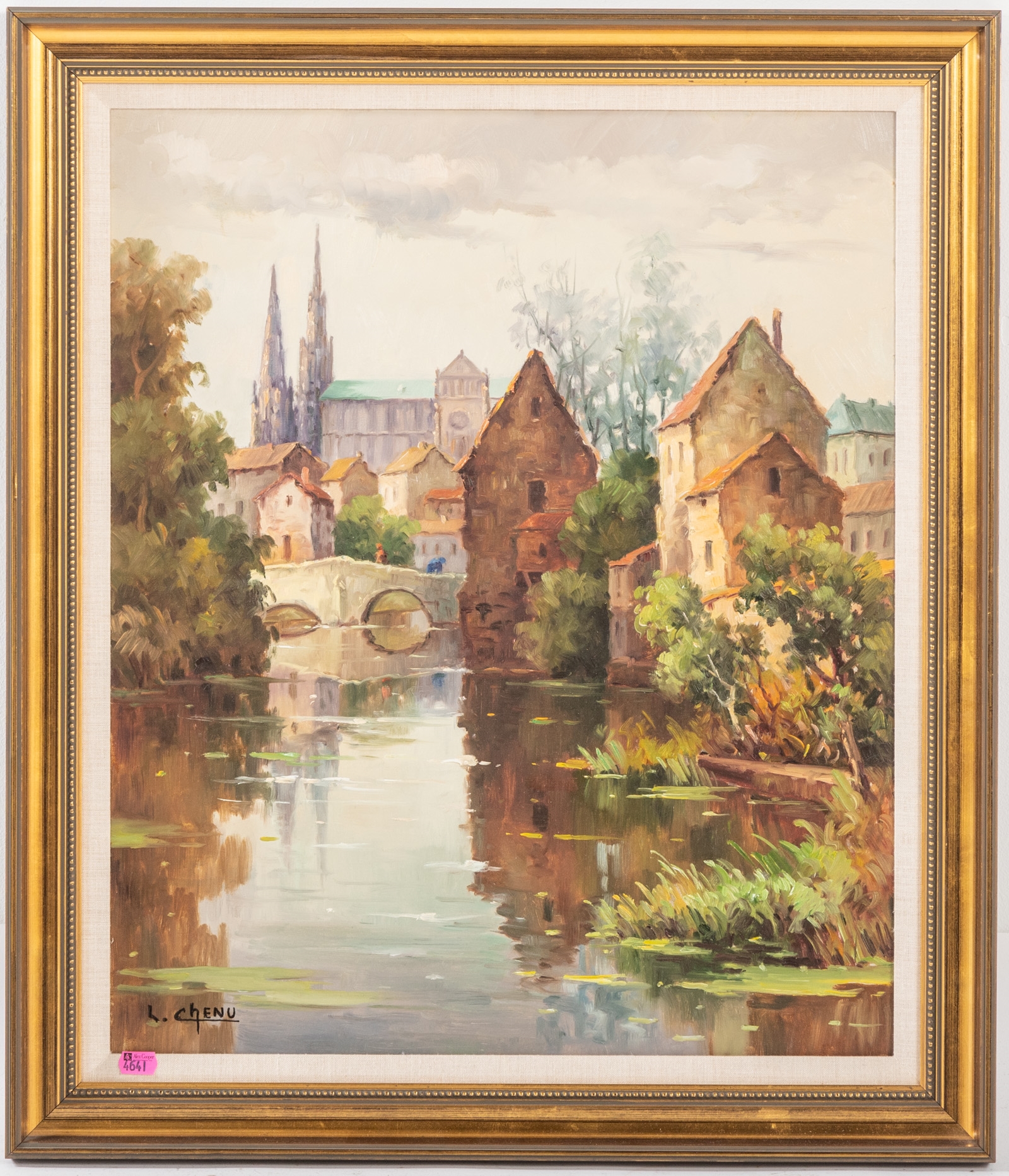 Lucien Chenu | View of a French Village | MutualArt