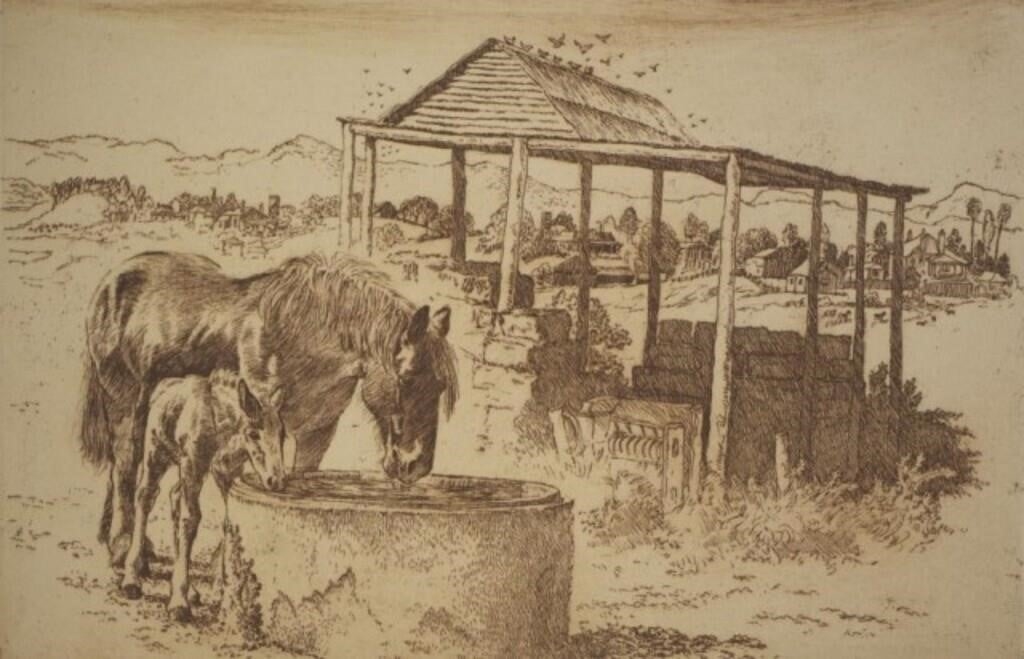 Cedric Emanuel | At the Water Trough | MutualArt