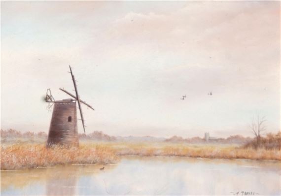 Maureen Parker | 'Wherry near Surlingham', 'Mill on the Thurne' and one ...