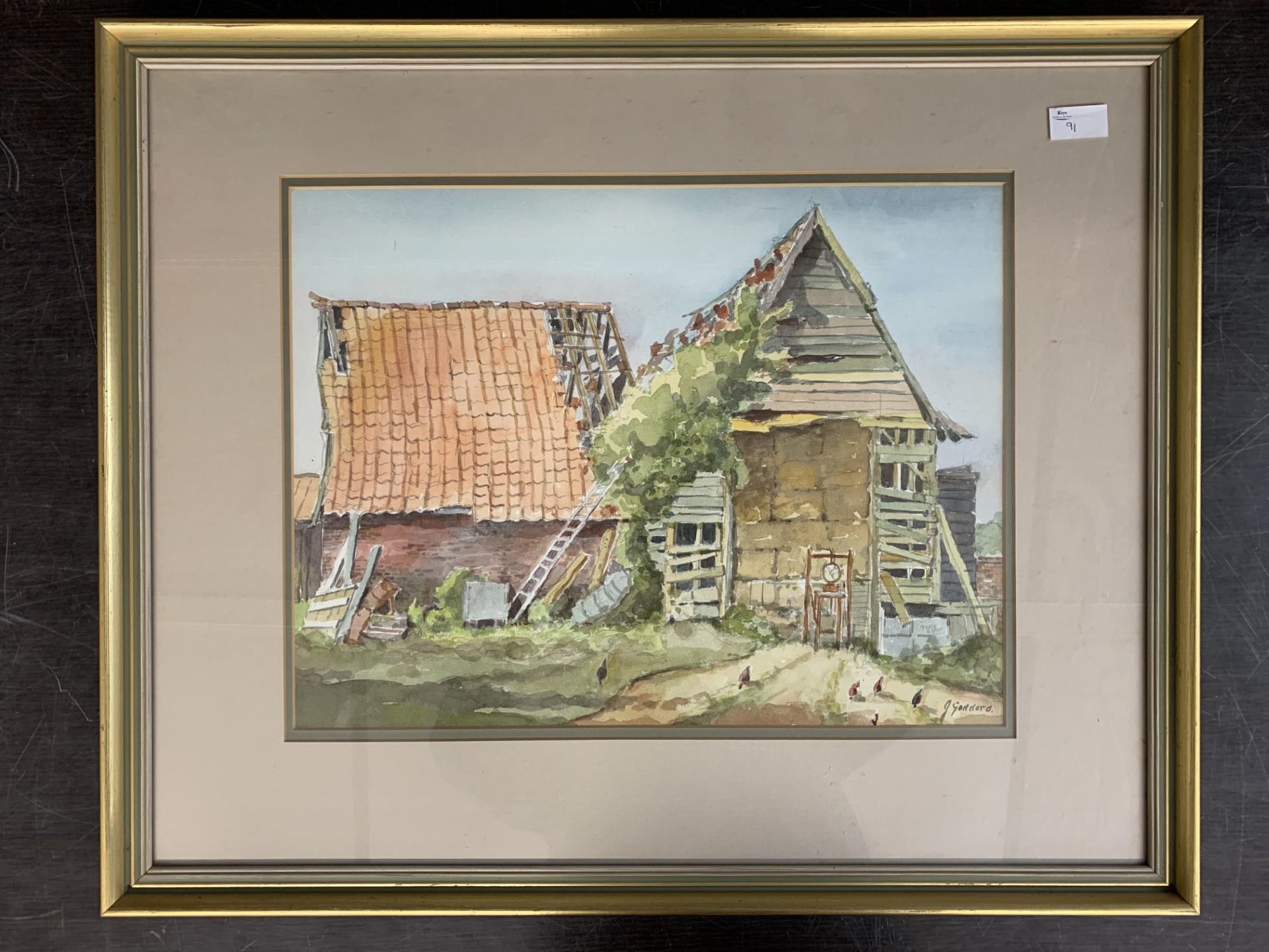 Jack Goddard | Suffolk Barn | MutualArt