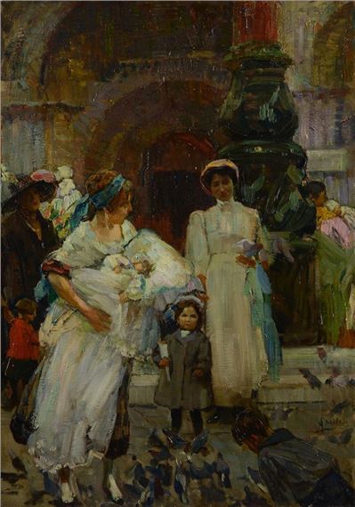 Alessandro Milesi | In piazza | MutualArt