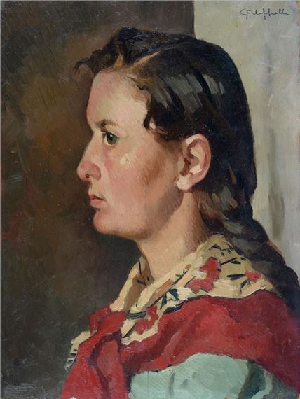 Cafiero Filippelli | Profilo femminile | MutualArt