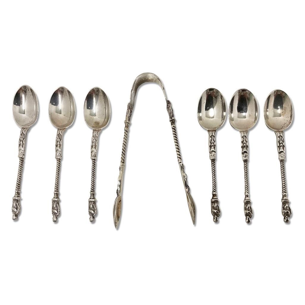 Mark Francis | SET OF GEORGE V SILVER APOSTLE SPOONS (1916) | MutualArt