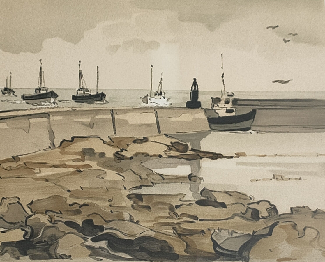 Robert Yan | L'ENTRÉE DU PORT | MutualArt