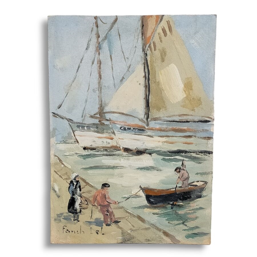 Fanch Lel | CONCARNEAU, RETOUR DE PÊCHE (2016) | MutualArt