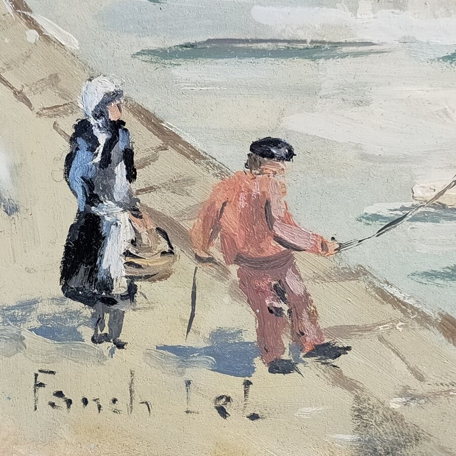 Fanch Lel | CONCARNEAU, RETOUR DE PÊCHE (2016) | MutualArt