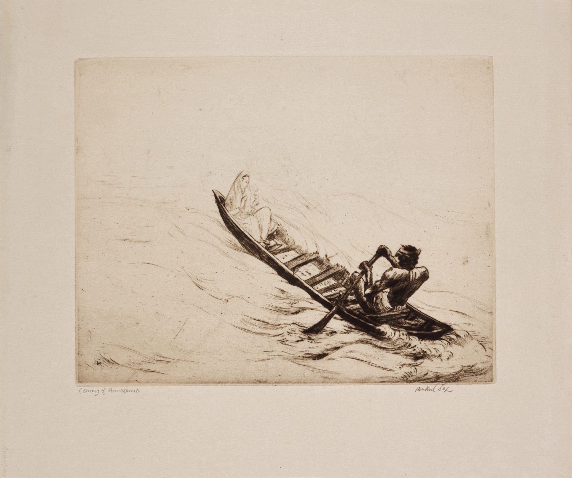 Mukul Dey | On the way to Puri Temple; Coming of Annapurna; At the ...