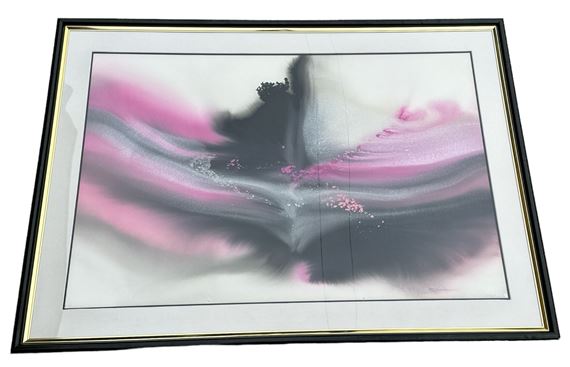 Mac Jamison | Wall Size Abstract Watercolor | MutualArt