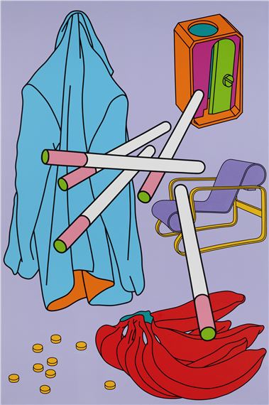Michael Craig-Martin | UNTITLED (SKELETON) (2000) | MutualArt
