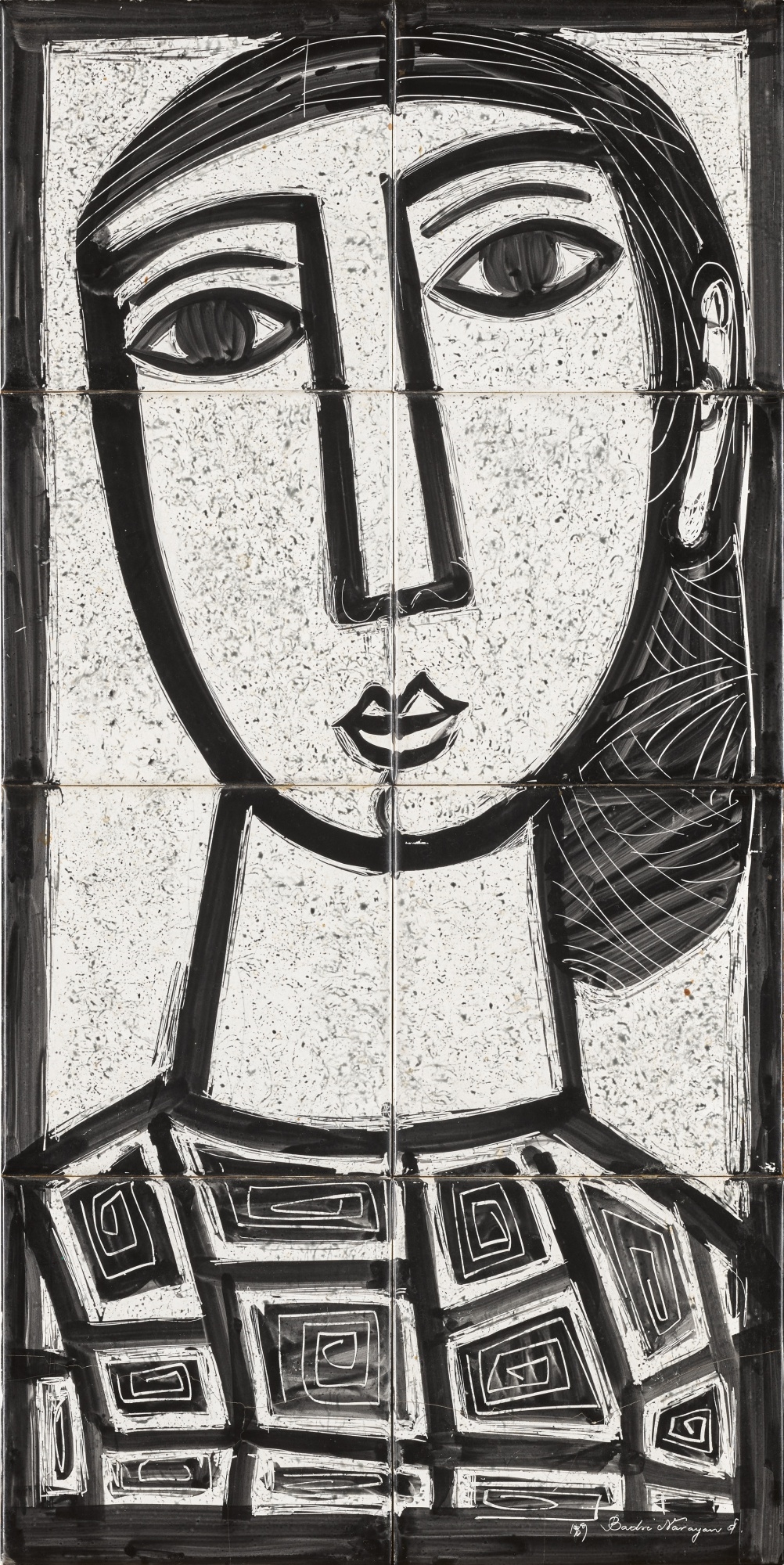 Badri Narayan | Gold faced couple (1974) | MutualArt