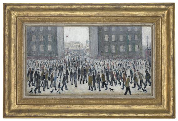 Laurence Stephen Lowry | Going to the Match (1946) | MutualArt