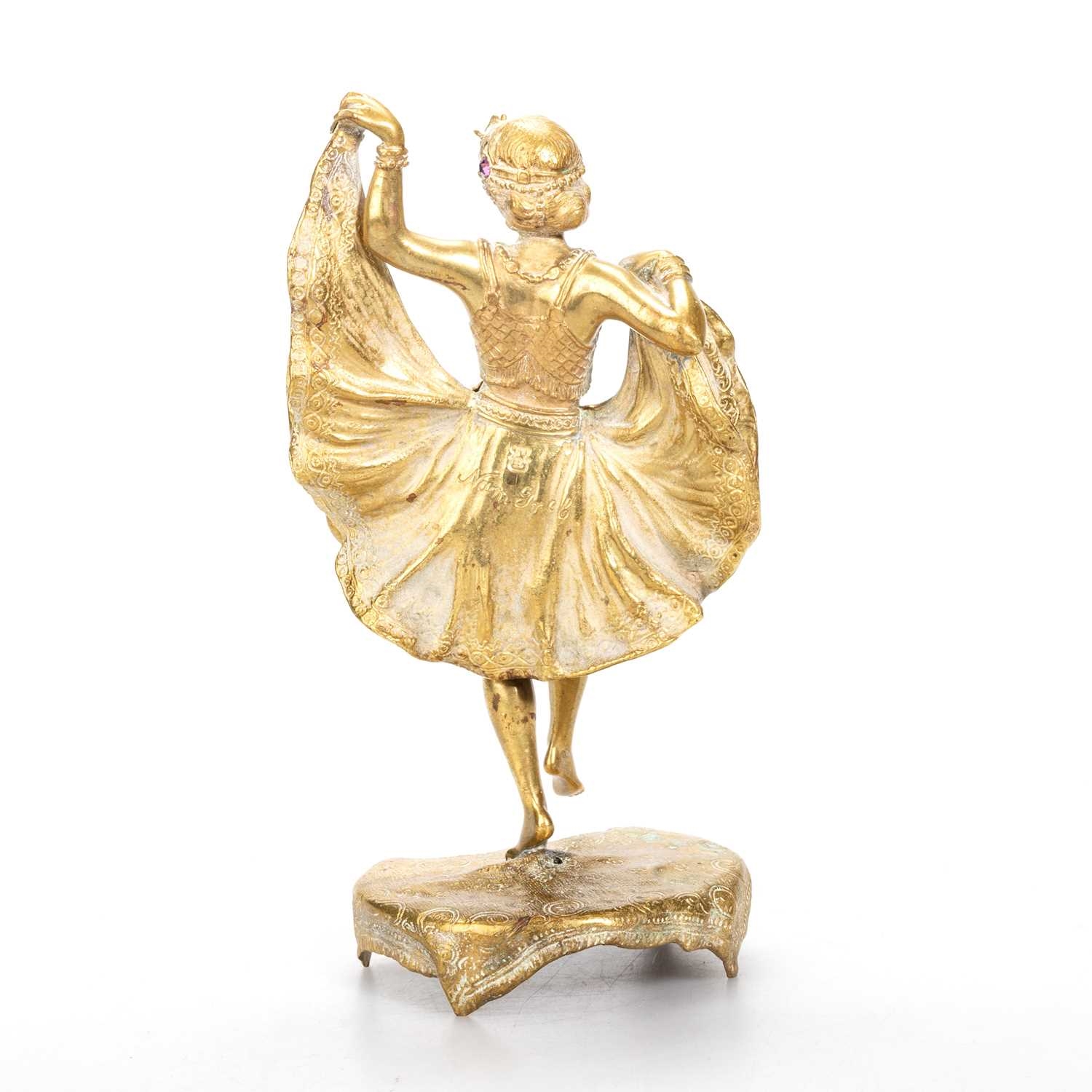 Franz Xaver Bergmann | A BRONZE FIGURE OF AN EASTERN DANCER | MutualArt