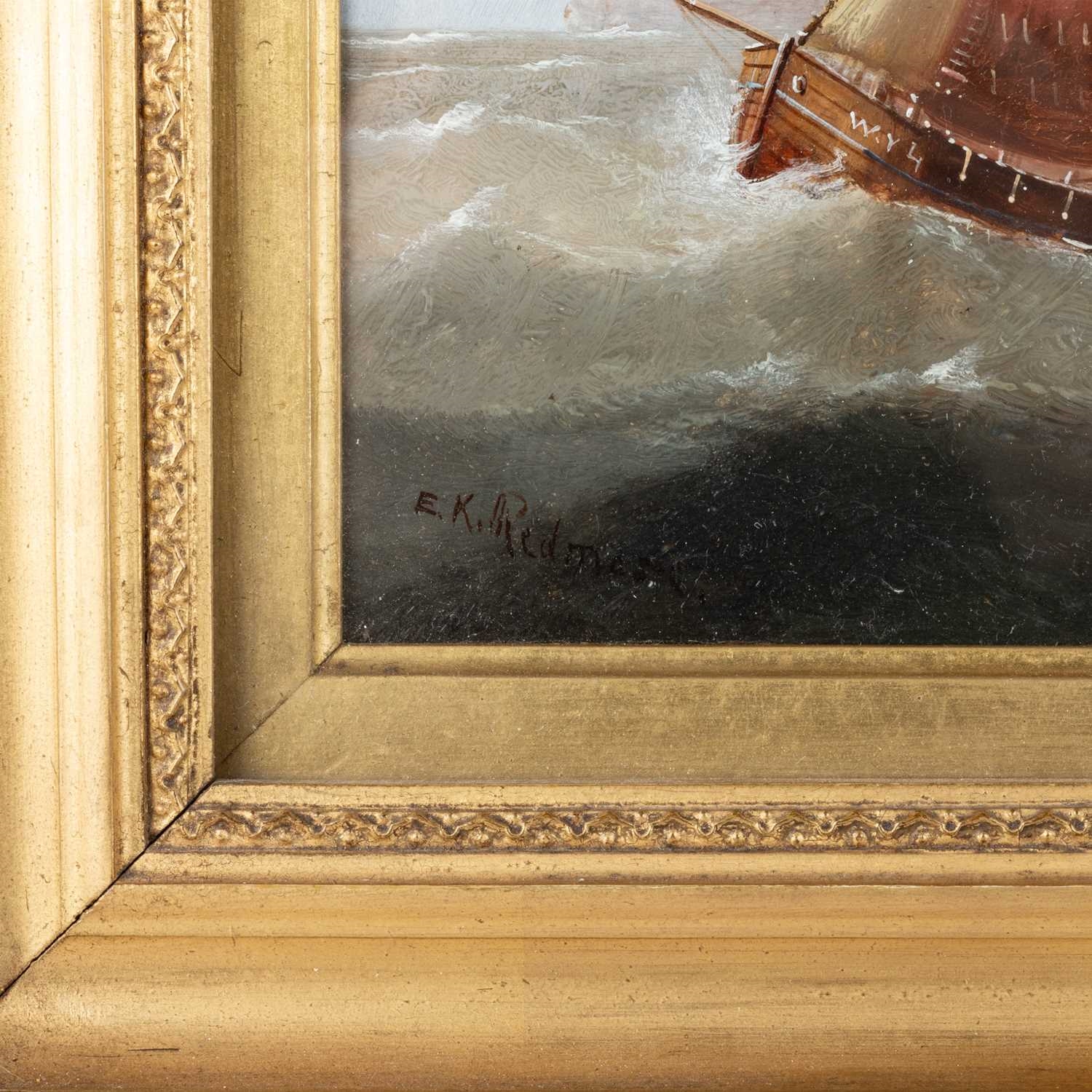 Edward King Redmore | STORMY SEAS OUT OF THE HARBOUR WALLS | MutualArt