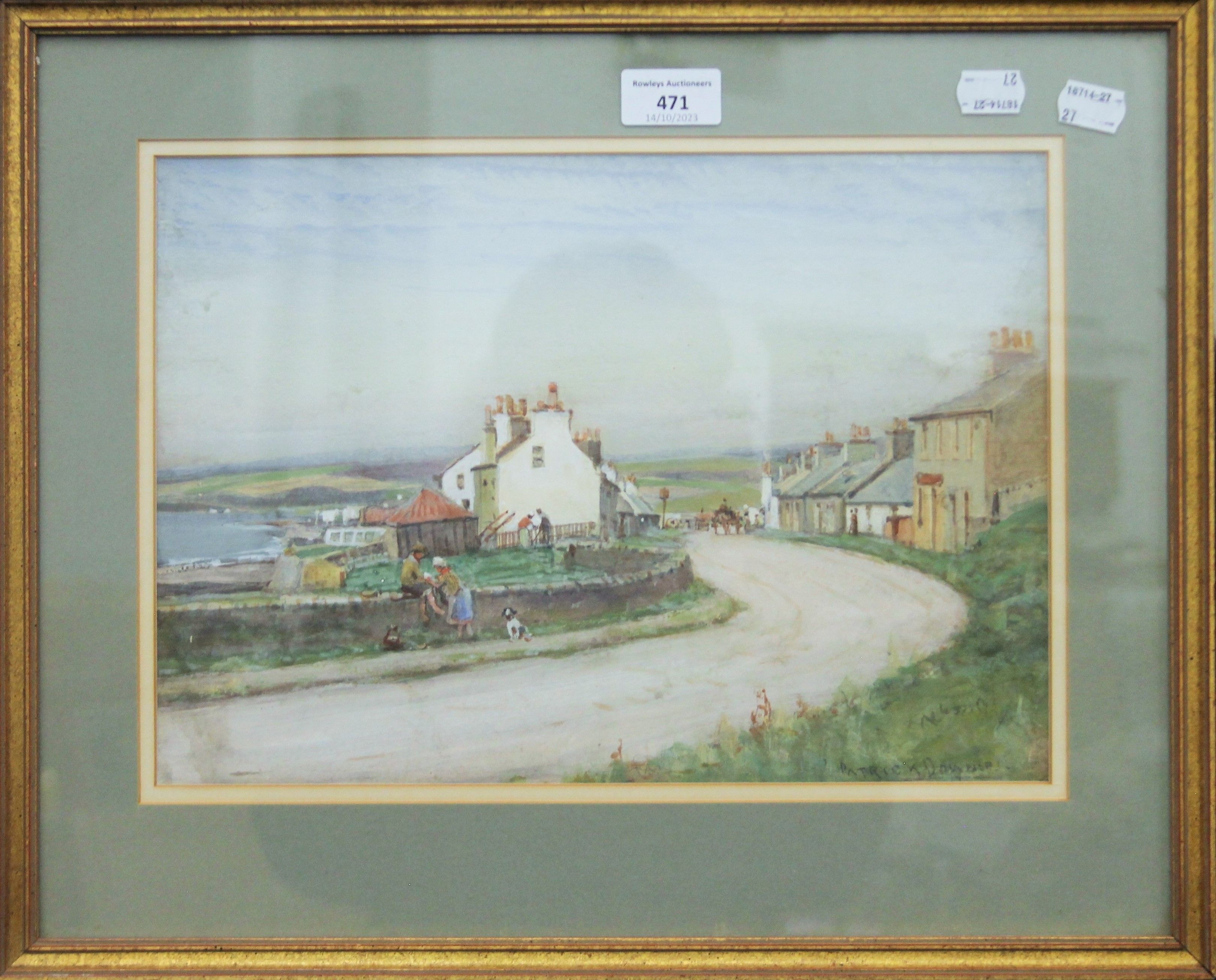 Patrick Downie | Scottish Village Scene | MutualArt
