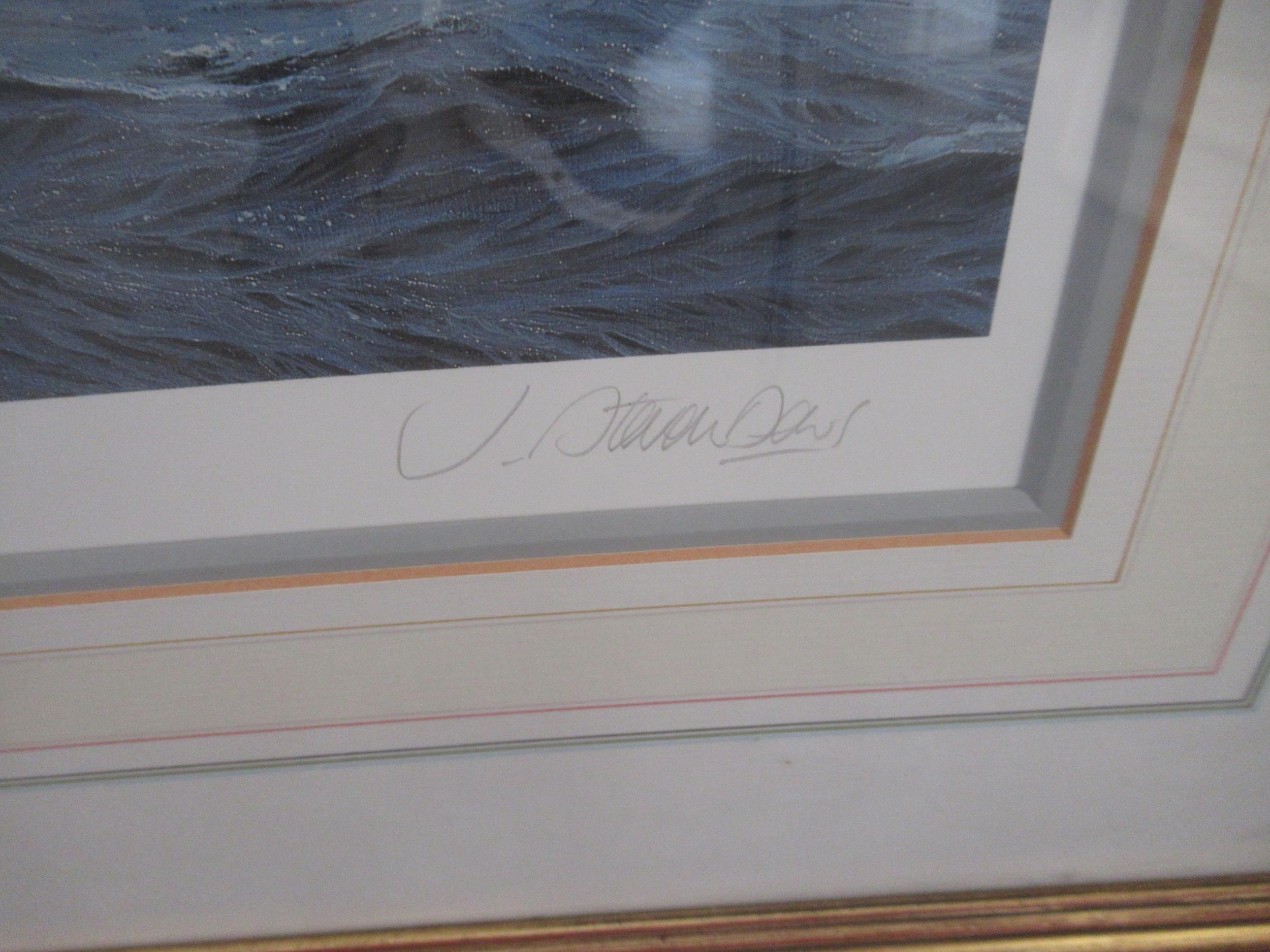 Stephen Dews | J-Class yachts racing off a coastline | MutualArt