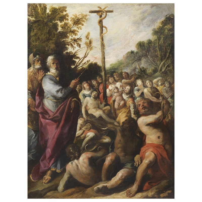 Francesco Maffei | MOSES AND THE BRONZE SERPENT | MutualArt
