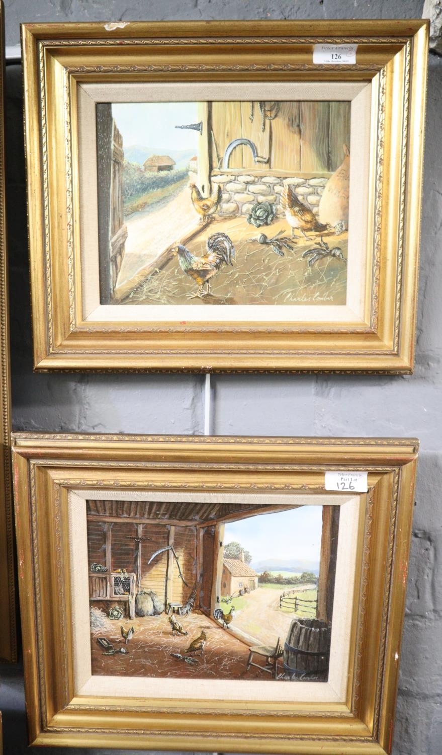 Charles Comber | Chickens in barns | MutualArt