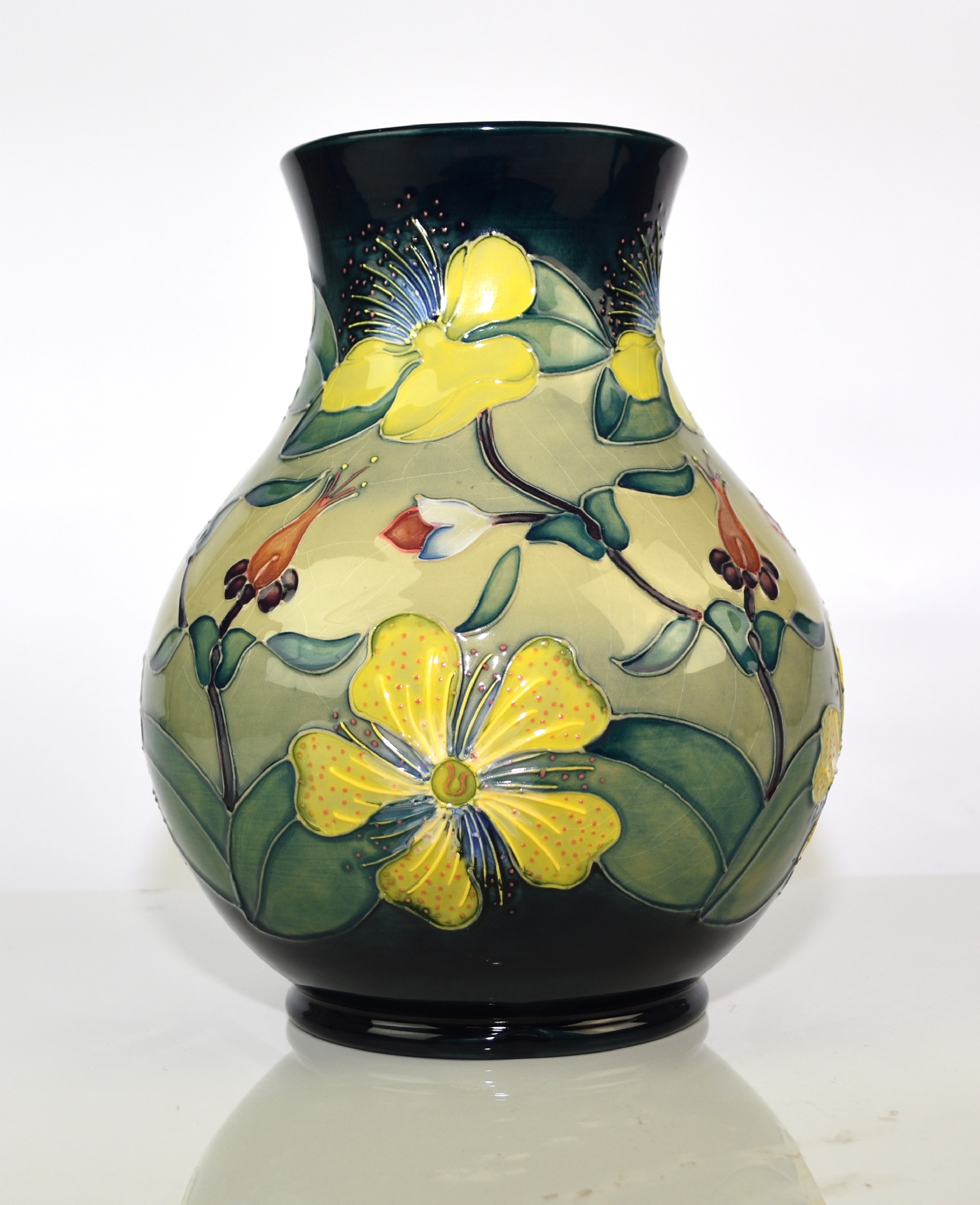 William Moorcroft | Moorcroft 'Hypericum' vase, dated 1994 (1994 ...