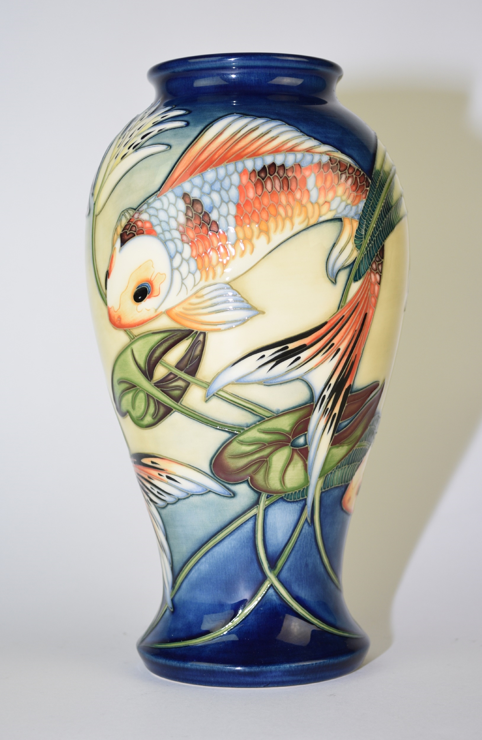William Moorcroft | Moorcroft 'Carp' Trial Vase designed by Philip ...