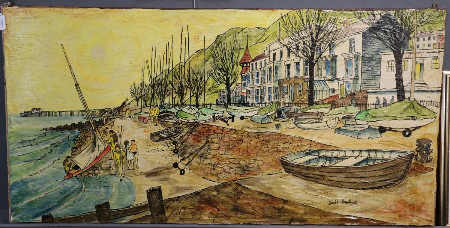 David Hawkins | Seafront at Mumbles | MutualArt