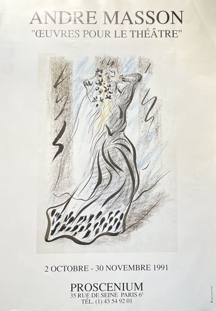 André Masson | Automatismes; André Masson œuvres pour le théâtre (1987 ...
