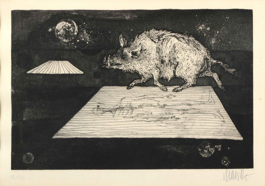 Lars Bo | Wild boar | MutualArt
