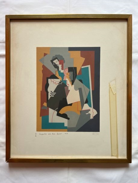 Albert Gleizes | Composition with two figures | MutualArt